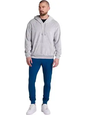 BLANCO CLOTHING Velour Hoodie - Grey