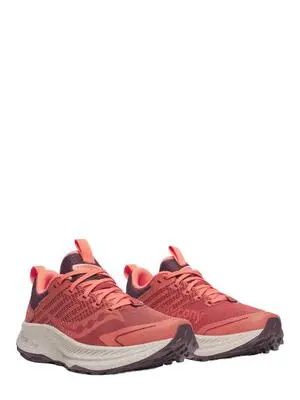 Saucony Ride Tr2 Trail Running Shoe - Brick/wine