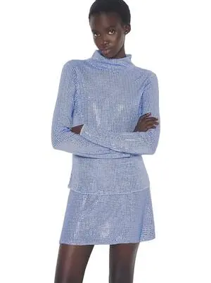 AS By DF Celestial Turtleneck - Celestial Blue