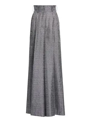 Elie Saab Printed Twill Pants - Grey
