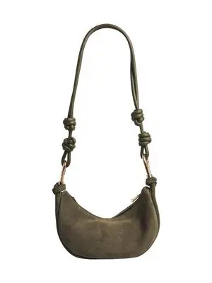 Simkhai Suede Avery Shoulder Bag - Green