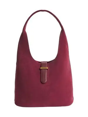 Simkhai Suede Khai Shoulder Bag - Red
