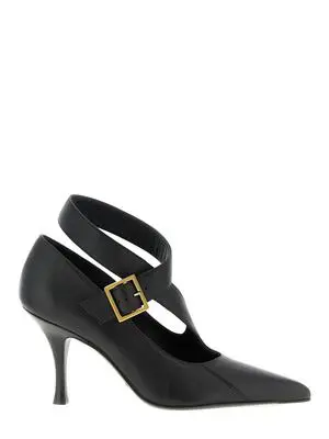 Khaite Pointed Toe High Heel Pumps - Black