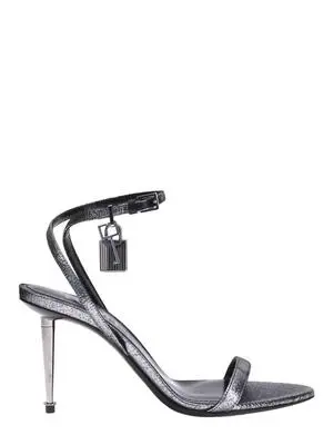 TOM FORD Heeled Sandal - Silver