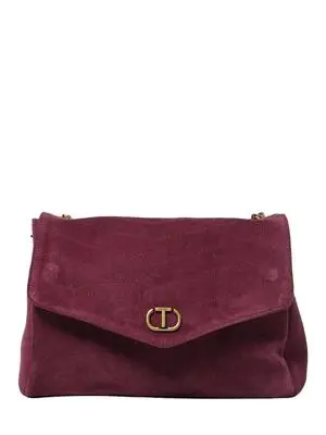 TWINSET Chain Strap Shoulder Bag - Wine