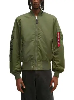 NO PROBLEMO Zip-fastening Bomber Jacket - Green