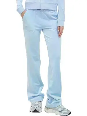 Juicy Couture Embroidered Pocket Trousers - Blue