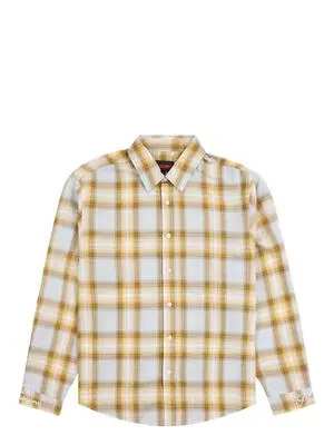 PLEASURES Dizzle Button-up - Yellow