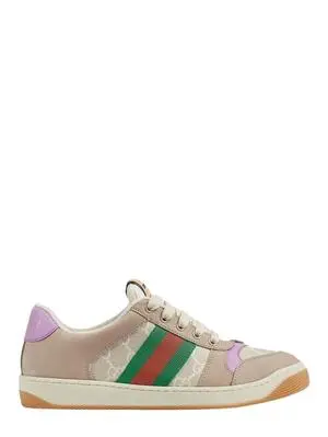 Gucci Screener Gg Supreme Sneakers - Cream