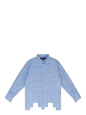 WHO DECIDES WAR BY EV BRAVADO Arches Button-down Shirt - Blue