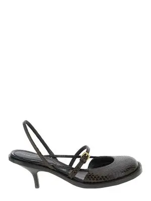 Dries Van Noten Buckle Sandal - Brown