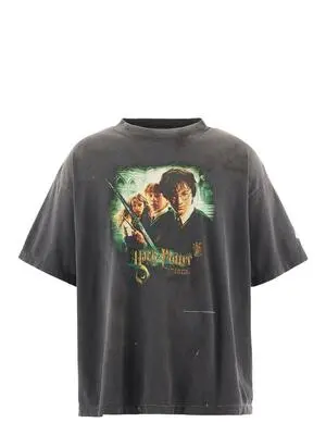 SAINT MXXXXXX Harry Potter Chamber Of Secrets Short-sleeve Tee - Black