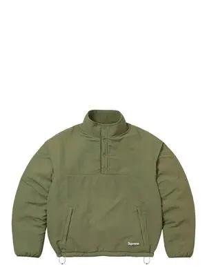 Supreme Polartec Shearling Reversible Pullover Green
