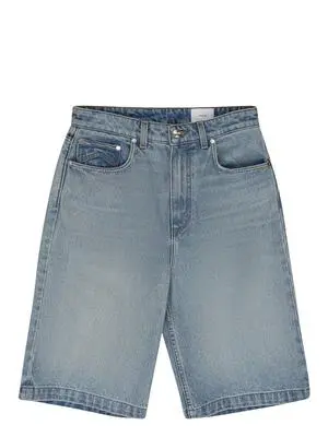 Rhude Drop Crotch Denim Shorts - Blue
