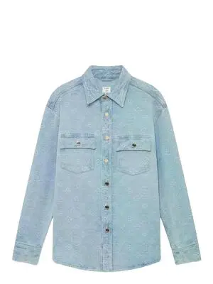 Casablanca Buttoned Patterned Shirt - Blue