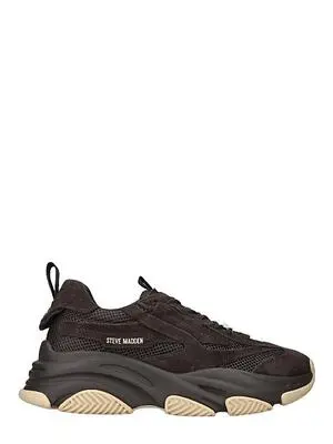 Steve Madden Possess Faux-leather Trainers - Brown
