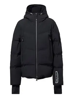 Moncler Angren Hooded Down Ski Jacket - Black
