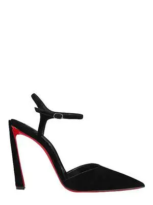 CHRISTIAN LOUBOUTIN Condora Riviera 100 Heeled Pumps - Black/lin Black
