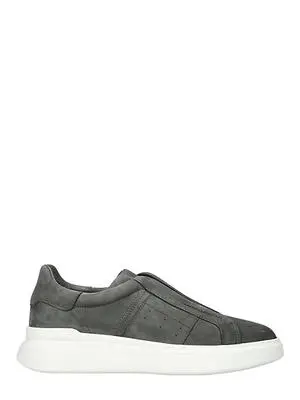 Hogan Fascia Suede Slip-on Trainers - Gunmetal