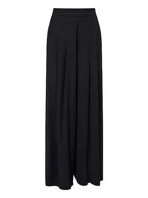 Paige Cecil Wide-leg Woven Trousers - Black