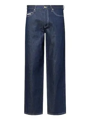 AWAKE NY Raw Straight-leg Denim Jeans - Indigo