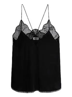 Zadig&Voltaire Christy Silk Cami Top - Black