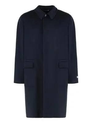 Canali Wool Coat - Blue