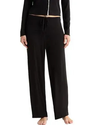 OPEN EDIT Daydream Rib Lounge Pants - Black