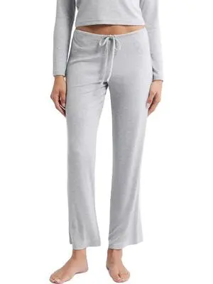 OPEN EDIT Daydream Rib Lounge Pants - Grey Heather
