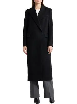 BOSS Callafy Cashmere Coat - Black