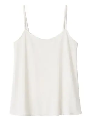 Lafayette 148 New York Satin Bias Cut Camisole - Cloud