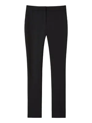 Lafayette 148 New York Mid Rise Slim Ankle Pants - Black
