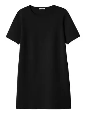 Lafayette 148 New York Crepe Knit Tunic Sweater - Black