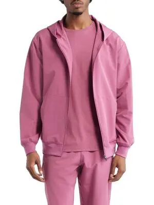 SANTO STUDIO Tempo Tech Zip Jacket - Rose