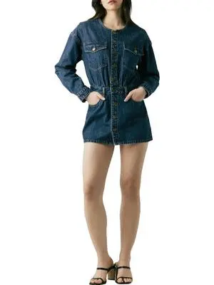 Blanknyc Long Sleeve Denim Minidress - Ready Set Go