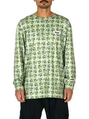 VAST Peace Aqua Terra Performance Long Sleeve T-shirt - Olive