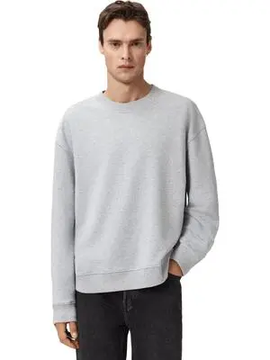 ALLSAINTS Milo Oversized Sweatshirt - Sunil Blue