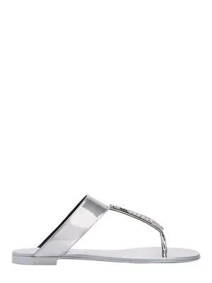 GIUSEPPE ZANOTTI Cleta Crystal-Embellished Sandals Silver