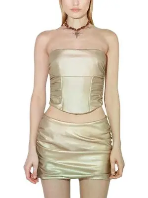 MISBHV Strapless Top - Gold