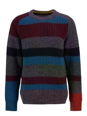 Barbour Striped Wool Sweater - Purple