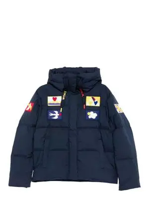 Rossignol Appliqué Hooded Jacket Blue