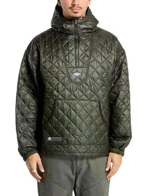 UMBRO Diamond-quilted Hooded Jacket - Green