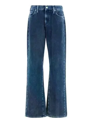7 For All Mankind Button-fastening Corduroy Trousers - Blue