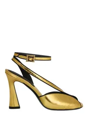 ETRO ETRO 90mm Cracked-Effect Heeled Sandals