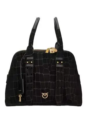 Pinko Padlock Tote Bag - Black