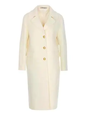 Tagliatore Layla Single-breasted Coat - White