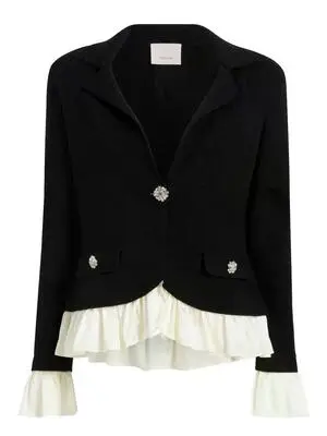 Cinq À Sept Melisan Embellished Blazer - Black