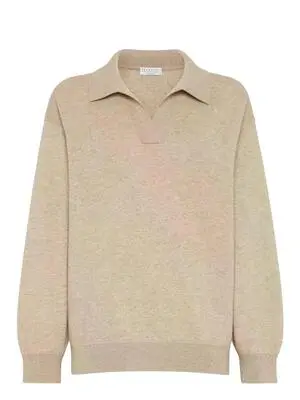 Brunello Cucinelli Polo-collar Sweater - Neutrals