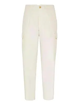 Brunello Cucinelli Cargo-pockets Trousers - White