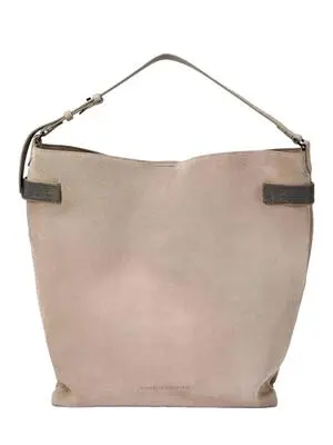 Brunello Cucinelli Monili-detail Shoulder Bag - Grey